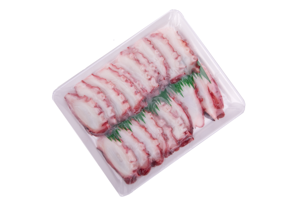 Octopus tako sliced (25x20x8) - Urker Seafood